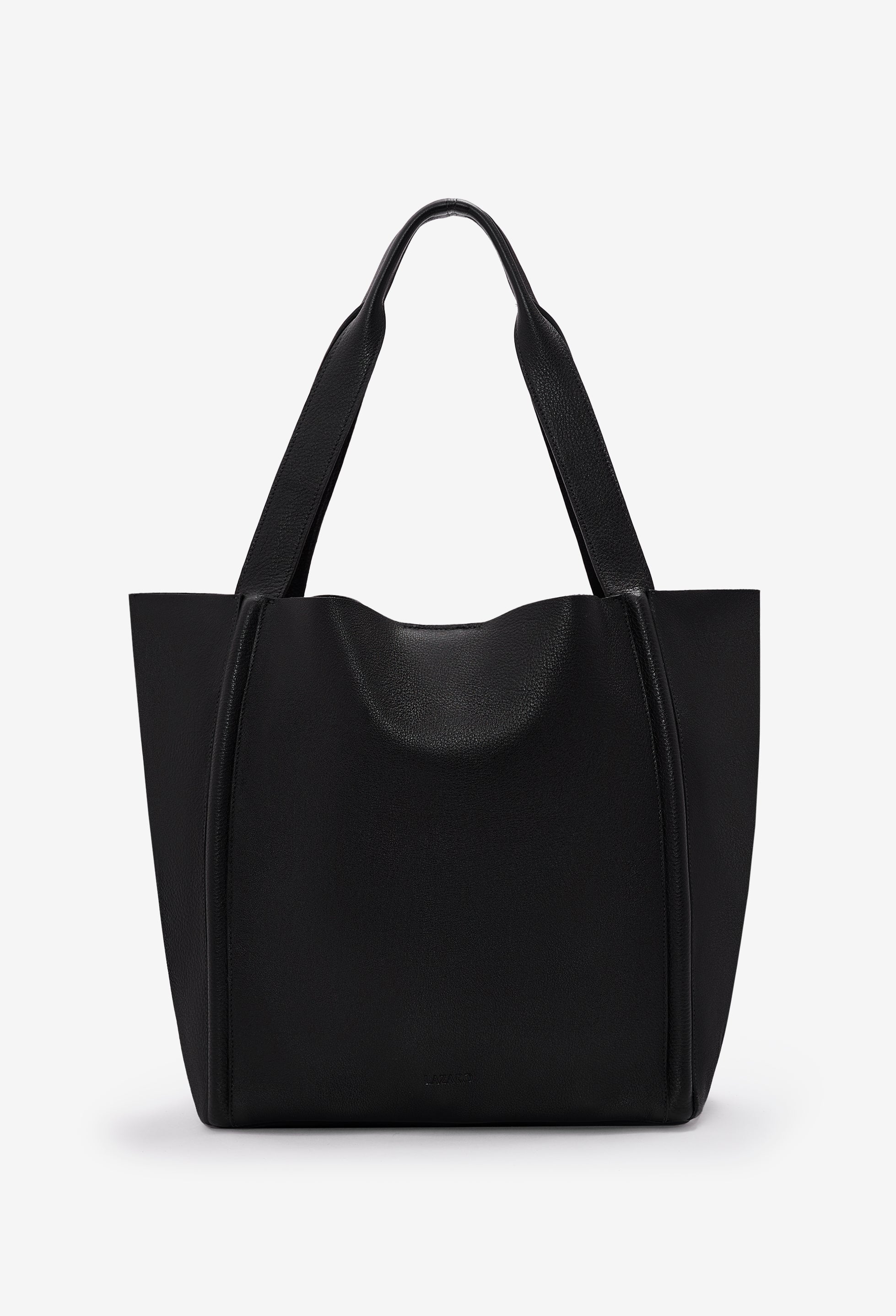 Tala Large Leather Tote Bag Black | Free Worldwide Shipping | Lazaro
