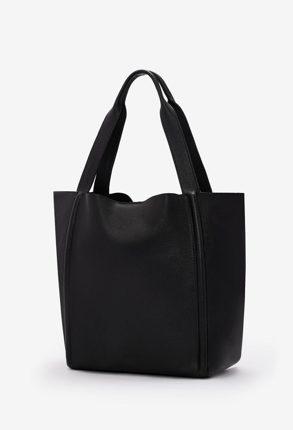 Tala Large Leather Tote Bag Black | Free Worldwide Shipping | Lazaro